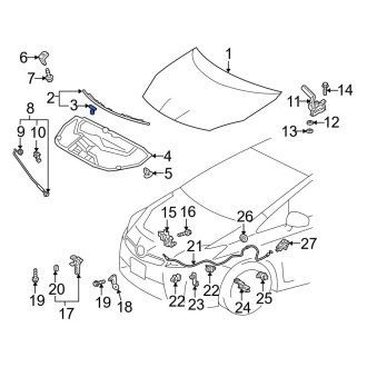 Toyota Avalon OEM Grilles | Factory Billet & Mesh Grilles — CARiD.com