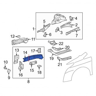 Toyota Mirai Replacement Chassis Frames & Rails - CARiD.com
