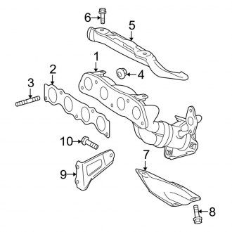 2010 Toyota Prius OEM Exhaust Parts - Systems, Tips | CARiD