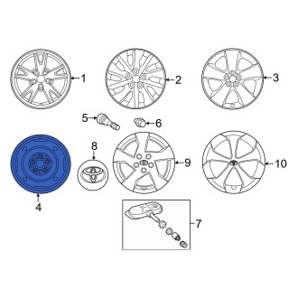 Toyota Corolla OEM Wheels | Original Steel & Alloy Wheels — CARiD.com
