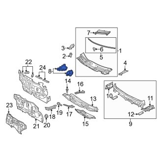 Toyota Prius Hood Weatherstripping Seals | CARiD