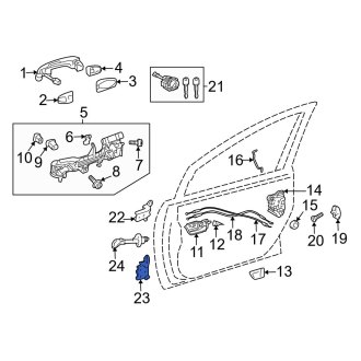 Toyota Corolla Cross Door Hinges, Pin & Bushing Kits – CARiD.com