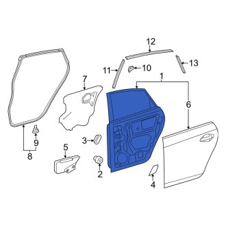 Toyota Prius Replacement Door Shells & Skins | CARiD