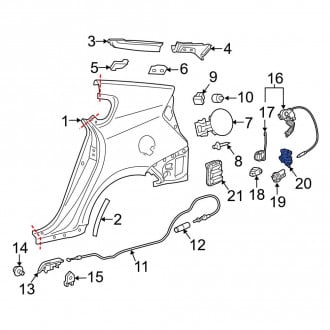 Toyota Prius Fuel Doors & Parts — CARiD.com