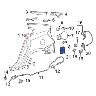 Toyota C-HR Replacement Fenders & Components – CARiD.com