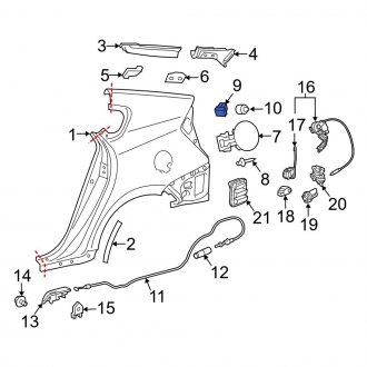 Toyota Corolla OEM Quarter Panels & Parts | Rear & Front — CARiD.com