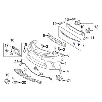 Toyota OEM Exterior & Body Parts | Bumpers, Running Boards — CARiD.com
