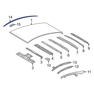 Toyota Prius Roof Seals & Moldings — CARiD.com