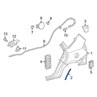 Toyota Prius Door Moldings | Side, Edge, Belt – CARiD.com