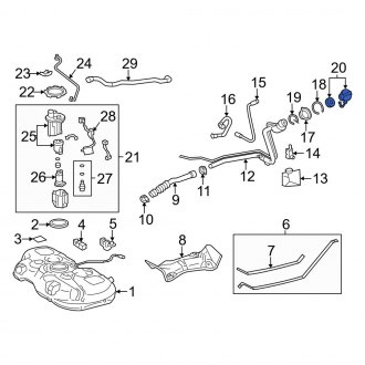Toyota RAV4 OEM Fuel System Parts | Pumps, Lines — CARiD.com