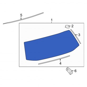 Toyota Prius Rear Window Glass | Back Windshields — CARiD.com