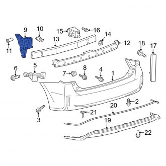 Toyota Prius Bumper Seals, Gaskets & Impact Strips | CARiD