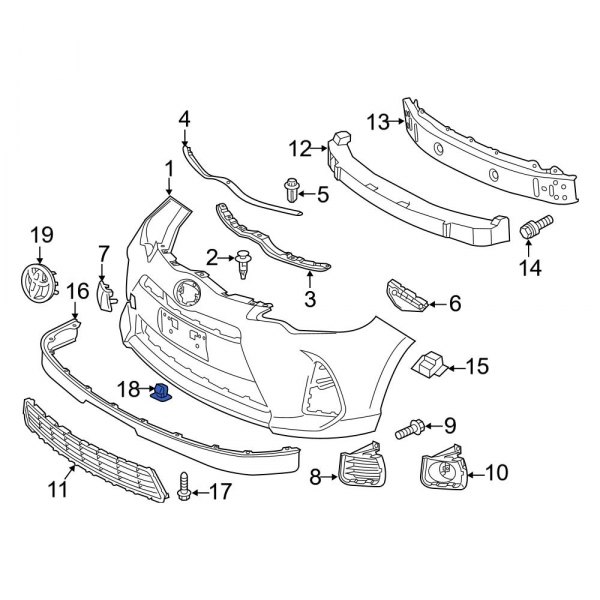 Toyota OE 9018906237 - Sound Absorber Grommet