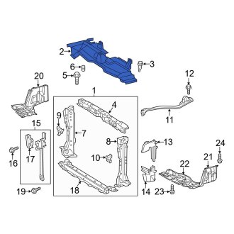Toyota Prius Radiator Support Covers | CARiD