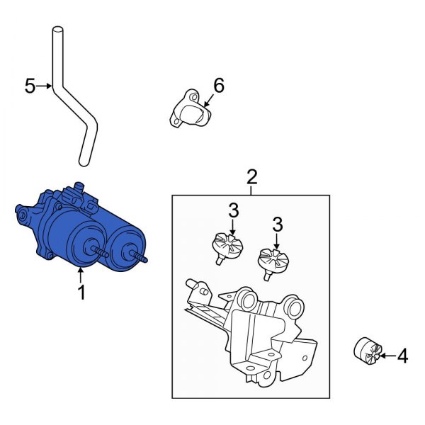 Toyota OE 4707052020 - ABS Modulator Valve
