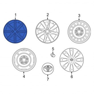 Toyota Prius OEM Wheels - Original Steel & Alloy Wheels | CARiD