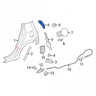 Toyota Prius OEM Quarter Panels & Parts - Rear & Front | CARiD