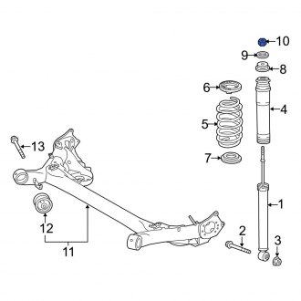 Toyota Prius OEM Suspension Parts | Shocks, Struts — CARiD.com