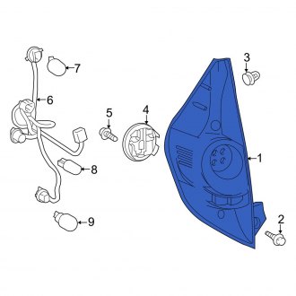 Toyota Prius OEM Tail Lights | LED, Fiber Optic — CARiD.com