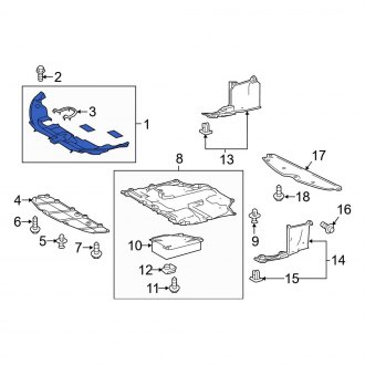 Toyota Prius Radiator Support Covers | CARiD