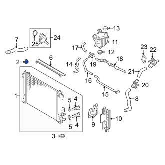 Toyota Corolla Cross Replacement Radiators | Caps, Drain Cocks – CARiD.com