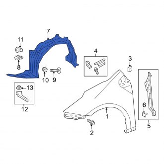 Toyota Prius Inner Fenders - Wells, Liners, Shields | CARiD