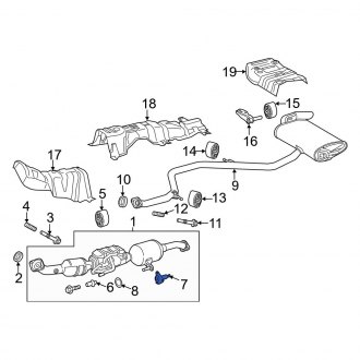 Toyota Prius OEM Exhaust Parts | Systems, Tips, Pipes — CARiD.com