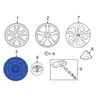 Toyota Prius OEM Wheels & Tires | CARiD