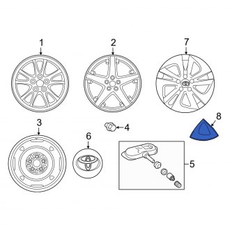 Toyota OEM Wheel Covers | Hub Caps, Wheel Skins — CARiD.com