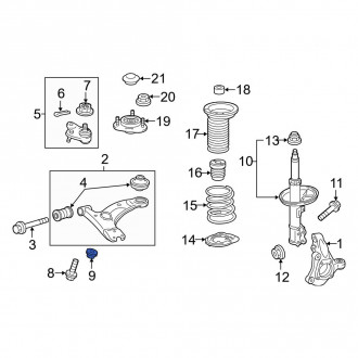 Toyota Corolla Cross OEM Suspension Parts | Shocks, Struts — CARiD.com