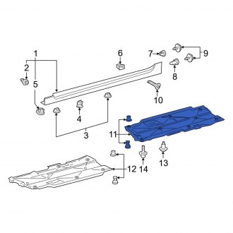 Toyota Prius Underbody Covers - Splash Shields | CARiD