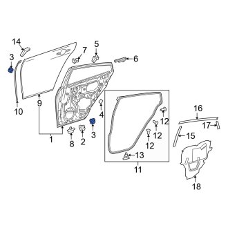 Toyota Corolla Cross OEM Doors & Parts | Shells, Panels, Armrests ...