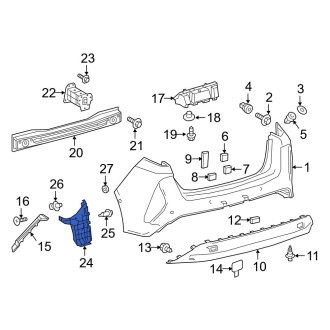 Toyota Prius Bumper Seals, Gaskets & Impact Strips — CARiD.com