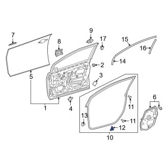 Toyota Mirai OEM Roofs & Parts | Panels, Drip Rails — CARiD.com