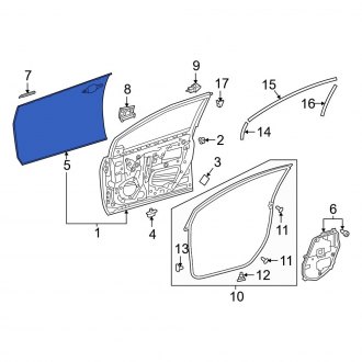 Toyota Prius Replacement Door Shells & Skins | CARiD