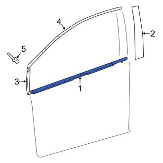 Toyota Prius Door Moldings - Side, Edge, Belt | CARiD