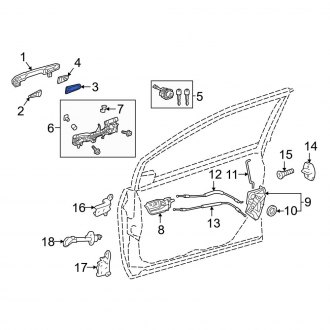 Toyota Corolla Cross OEM Doors & Parts - Shells, Panels, Armrests ...