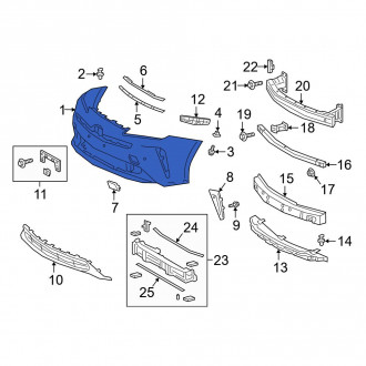 Toyota Prius Replacement Front Bumpers & Components | CARiD