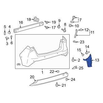 Toyota Prius Bumper Seals, Gaskets & Impact Strips | CARiD