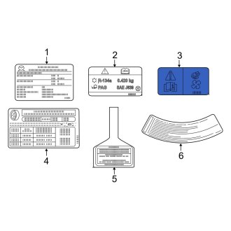Toyota Technical Decals — CARiD.com