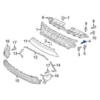 Toyota Yaris Grille Brackets & Hardware — CARiD.com