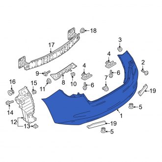 Toyota Yaris iA OEM Bumpers - Genuine Front & Rear Bumpers | CARiD