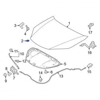 Toyota Prius Hood Weatherstripping Seals | CARiD