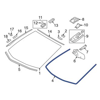 Toyota Highlander Replacement Window Seals | CARiD
