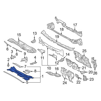 Toyota Cowl Panels & Parts | Vent Grills, Screens — CARiD.com