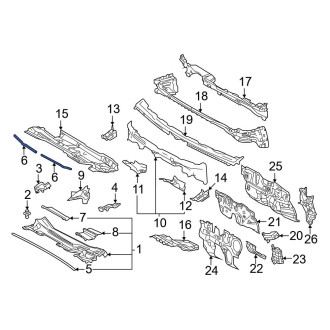 Toyota Prius Hood Weatherstripping Seals — CARiD.com