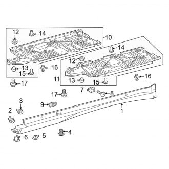 2025 Toyota Prius Replacement Rocker Panels | CARiD
