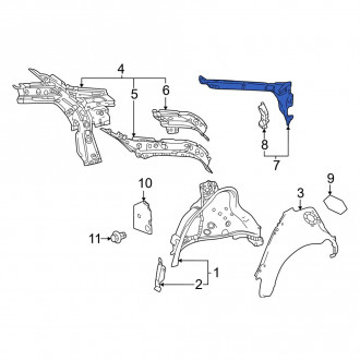 Toyota Prius OEM Quarter Panels & Parts - Rear & Front | CARiD
