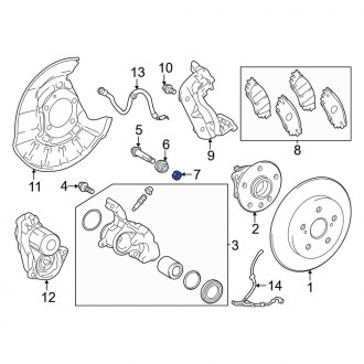 Toyota Grand Highlander Brake Calipers | Loaded, Semi Loaded, Unloaded ...