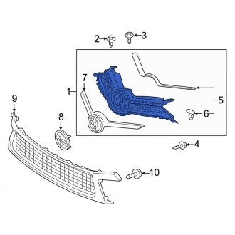 Toyota Corolla iM Replacement Grilles - Moldings, Brackets | CARiD